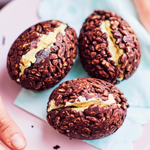 Tupperware -Egg Med Puffet Ris og Sjokolade